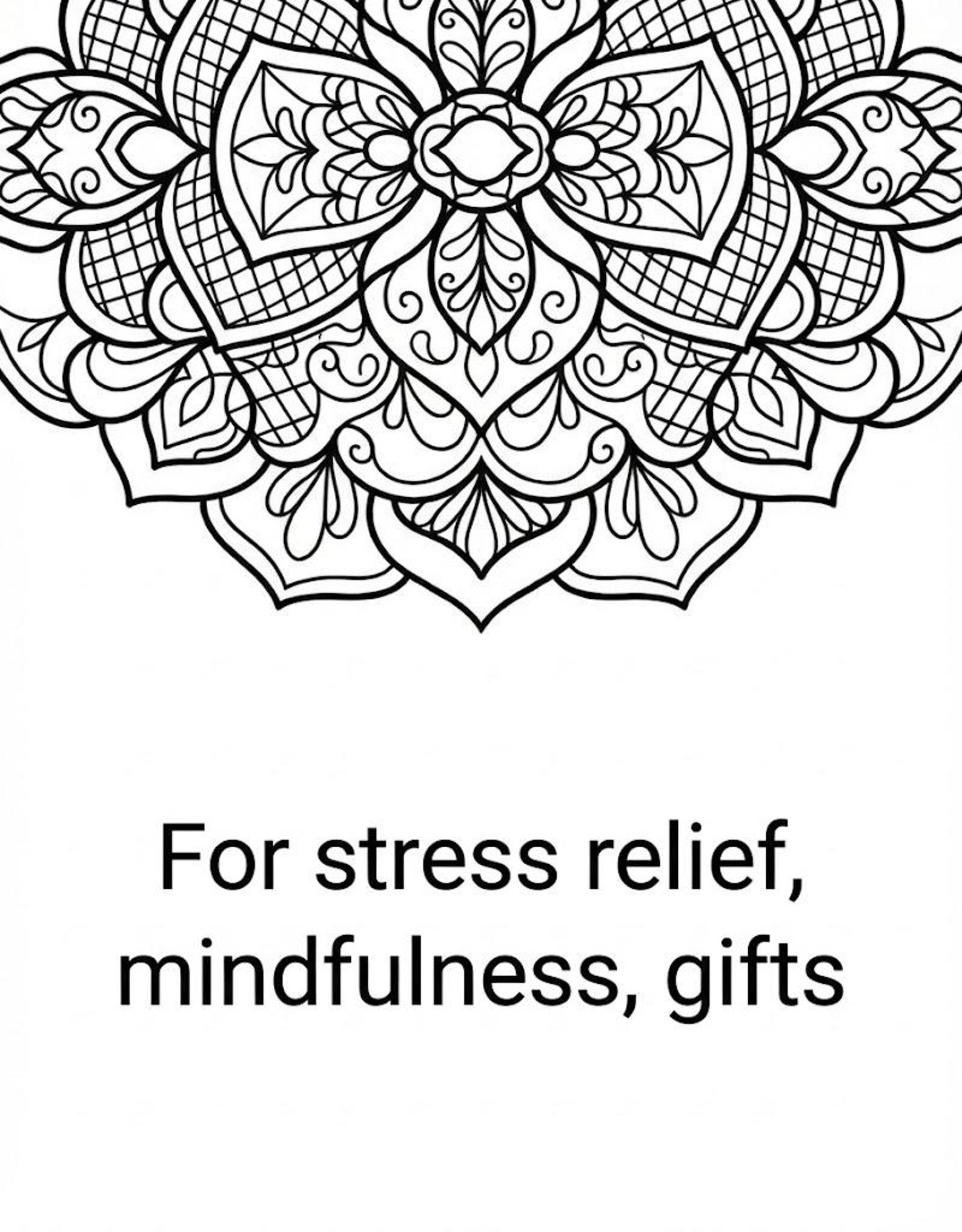 75 Floral Mandala Coloring Pages for Adults | Stress Relief PDF ...