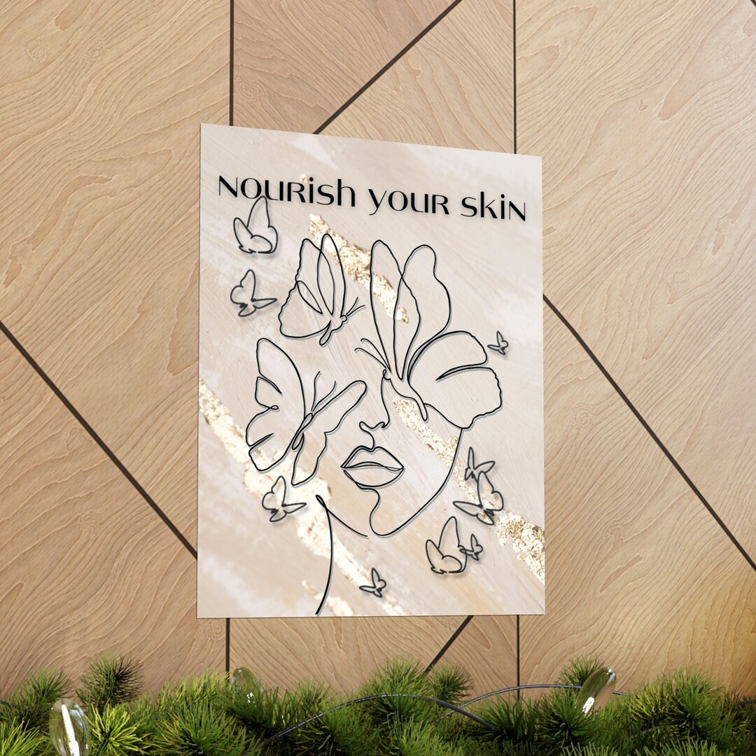 Nourish Your Skin Vertical Posters - Etsy