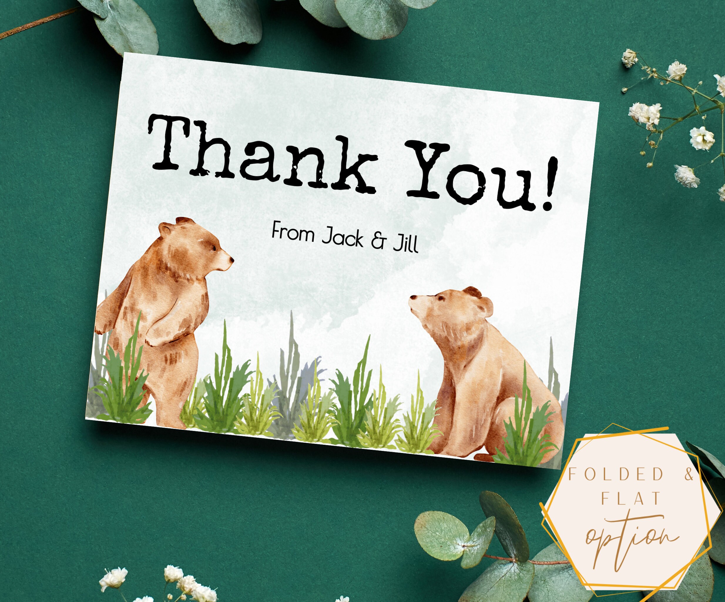 Bear Cub Baby Shower Invitation Templates - Etsy
