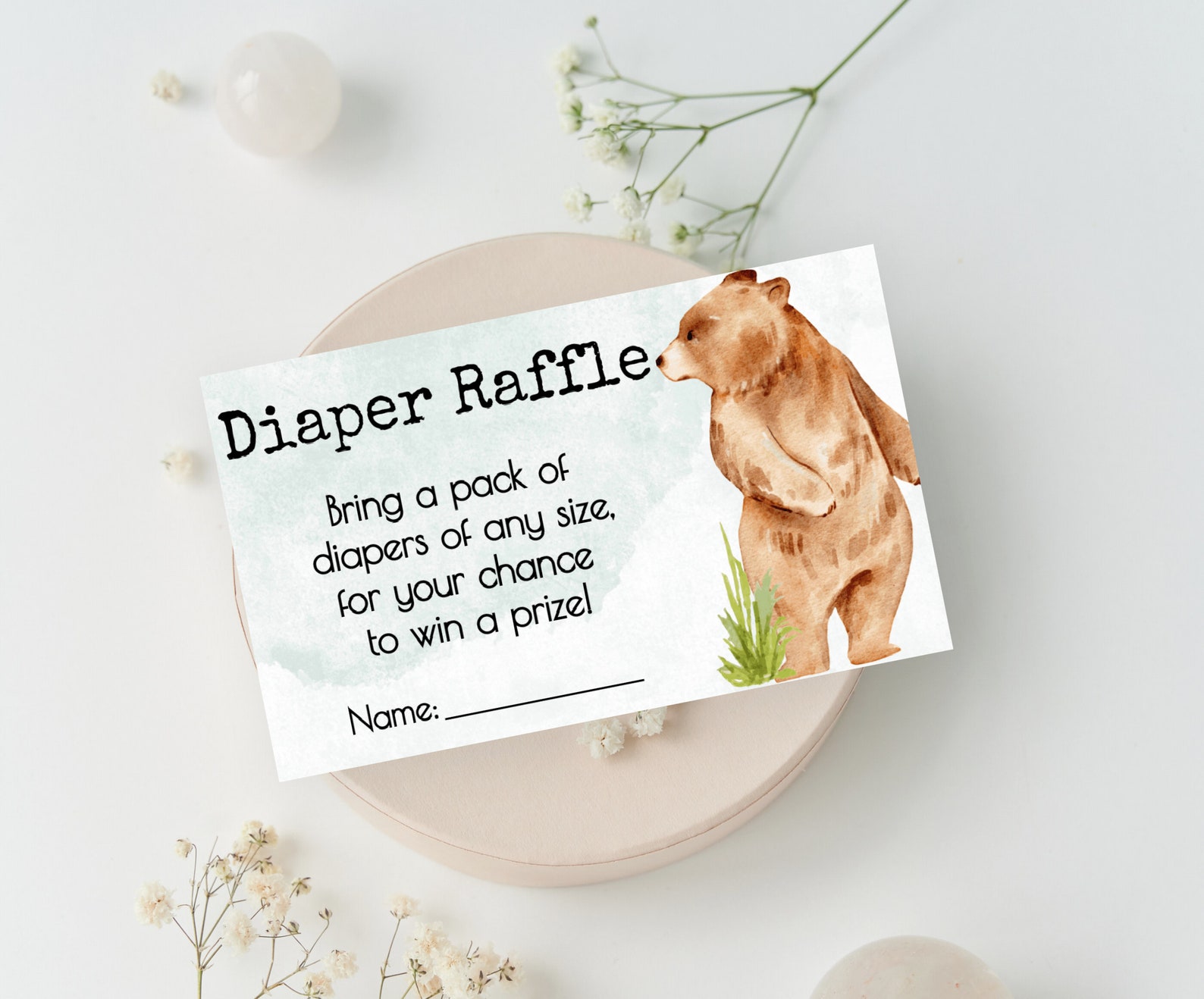 Bear Cub Baby Shower Invitation Templates - Etsy