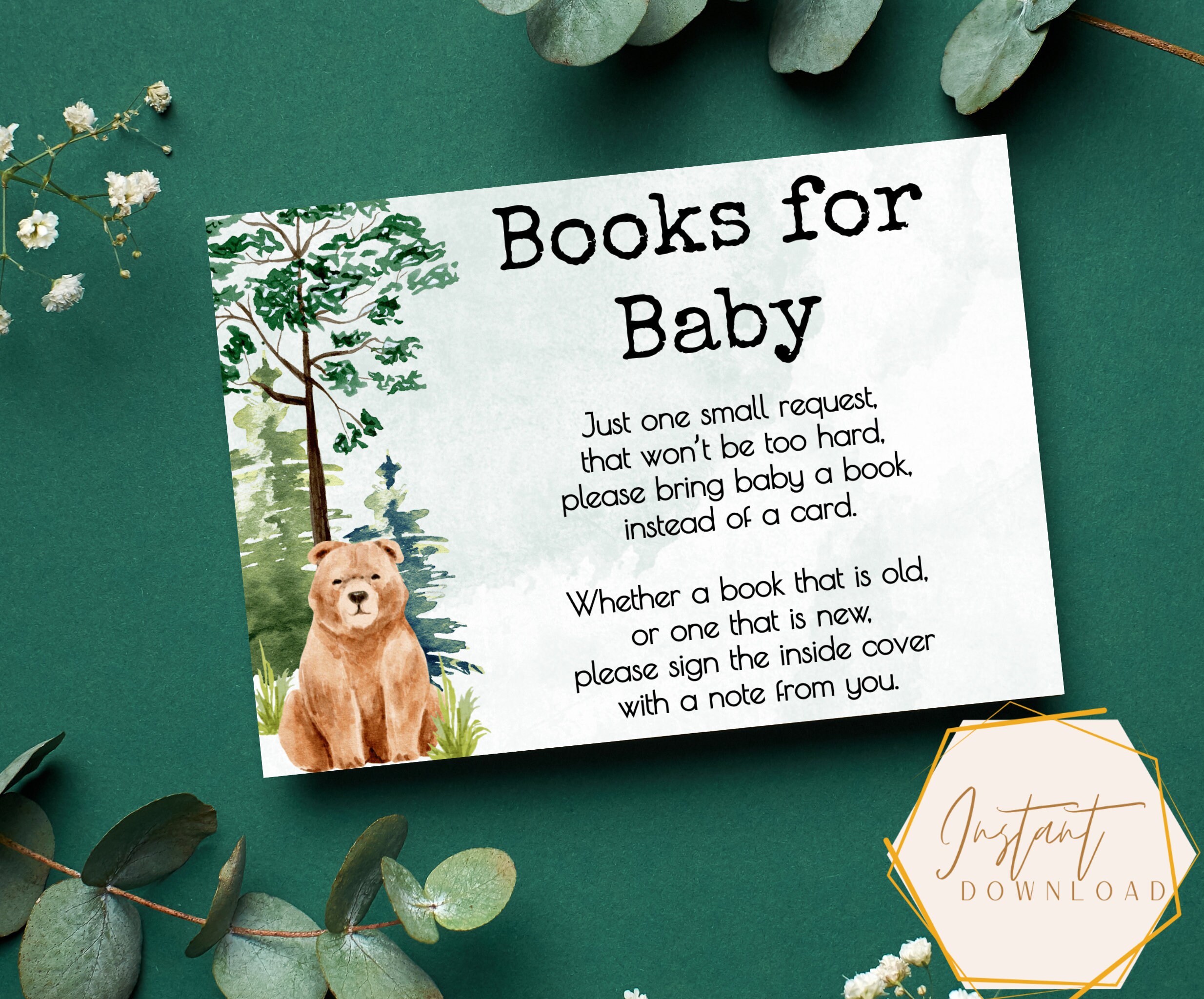 Bear Cub Baby Shower Invitation Templates - Etsy