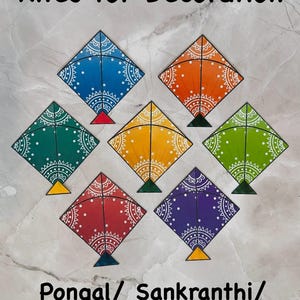 kite border design rangoli