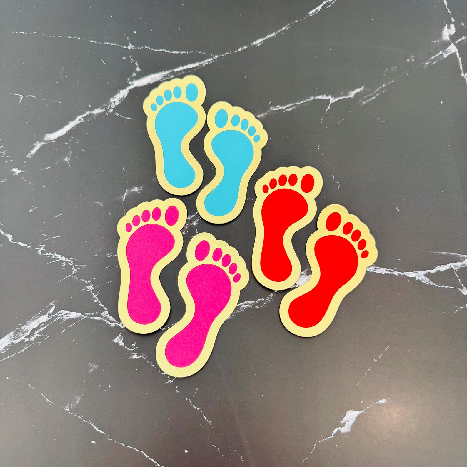 Krishna Feet Cutouts: Baby Shower, Janmashtami, Pooja Decor, Krishna ...
