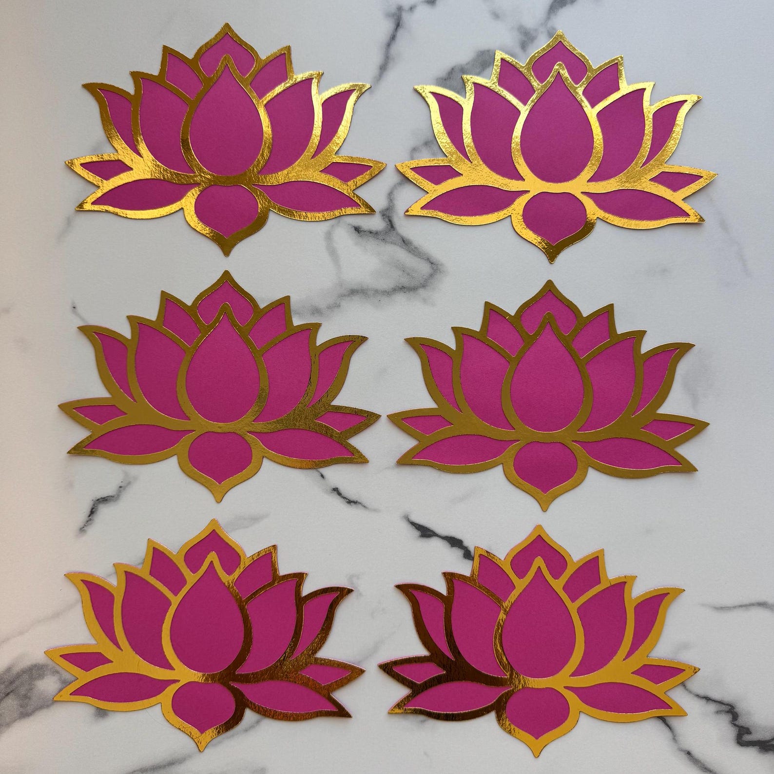 Lotus and Elephant Cutouts for Pooja Mandir and Decor Purposes ...