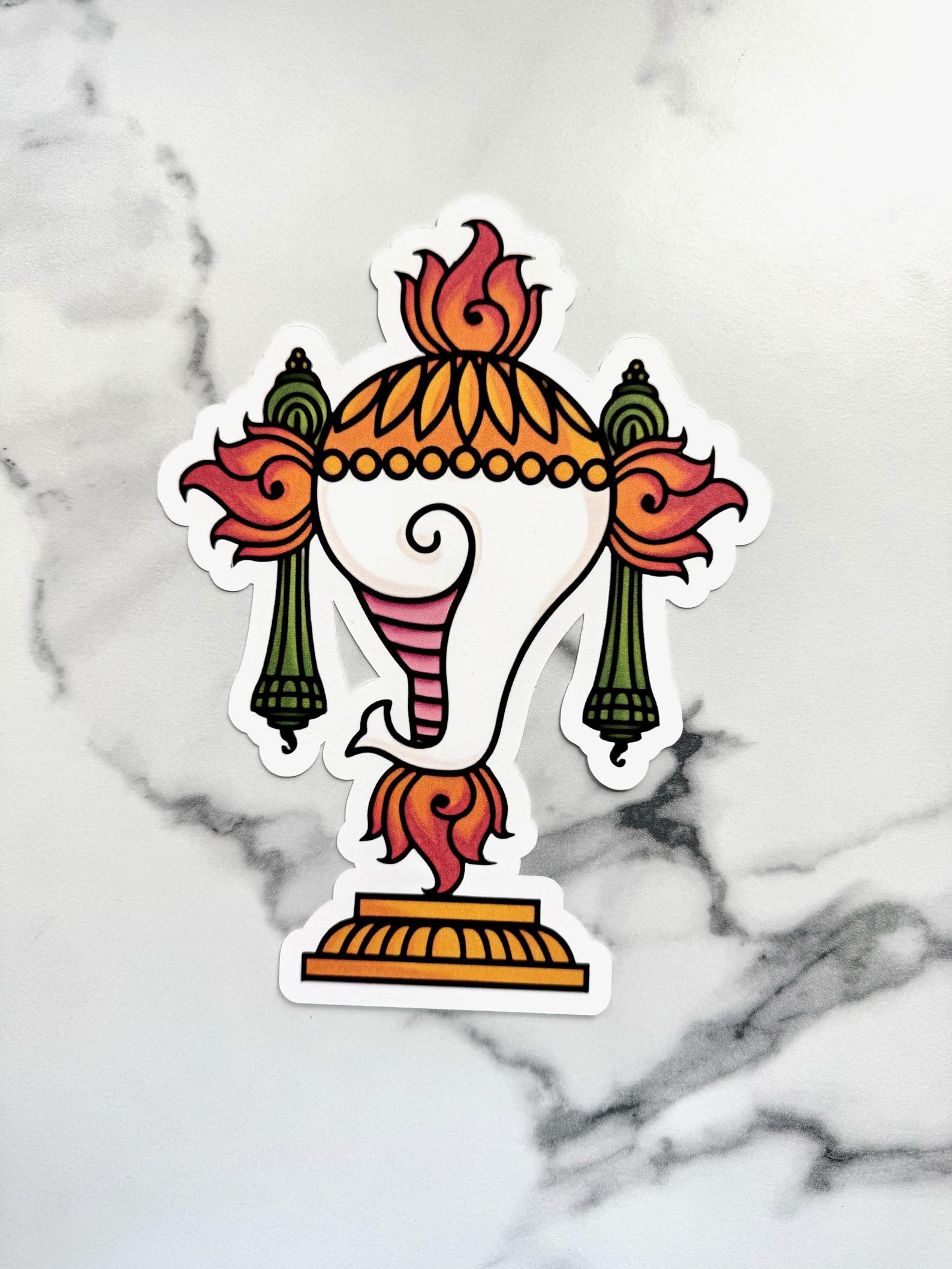 Shanku Chakra Naamam Cutouts: Lord Balaji Pooja Decor, Carsdstock ...