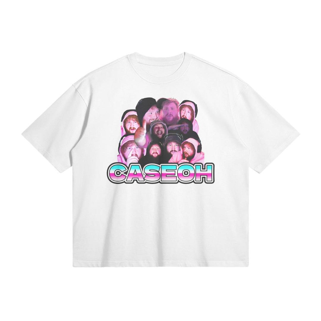 Boxy Fit - Caseoh Twitch Streamer Face Graphic T-shirt - Etsy