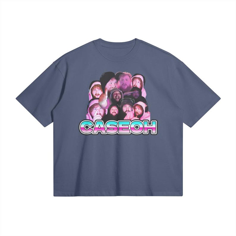 Boxy Fit - Caseoh Twitch Streamer Face Graphic T-shirt - Etsy