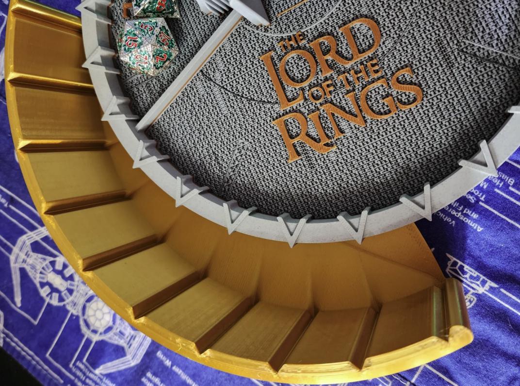 Isengard Orthanc Tower D&D Dice Tower 3D Printed, Inspired by the Lord ...