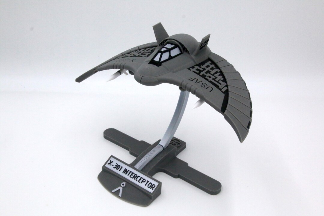X-301 Interceptor - 3D Printable Replica - Fully Colored and Assembled ...