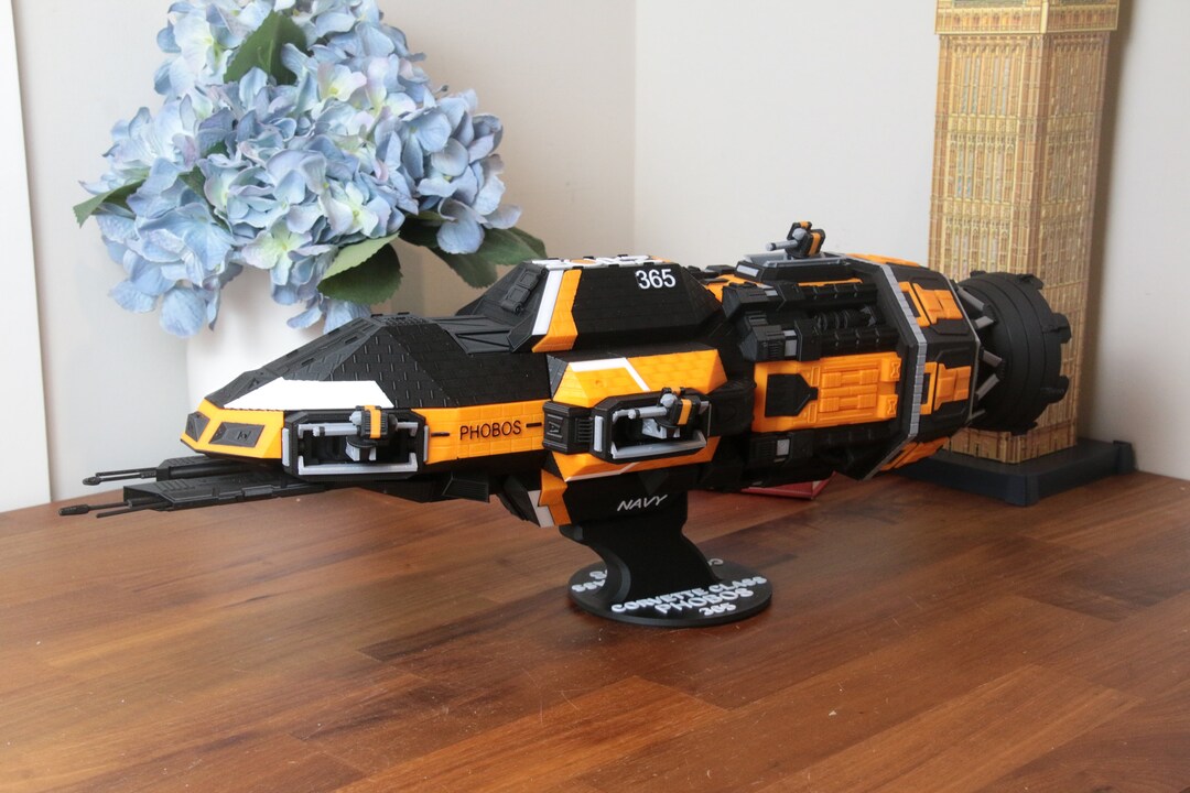 20 Inch 3D Printed Corvette Class Light Frigate – Martian Navy Replica ...