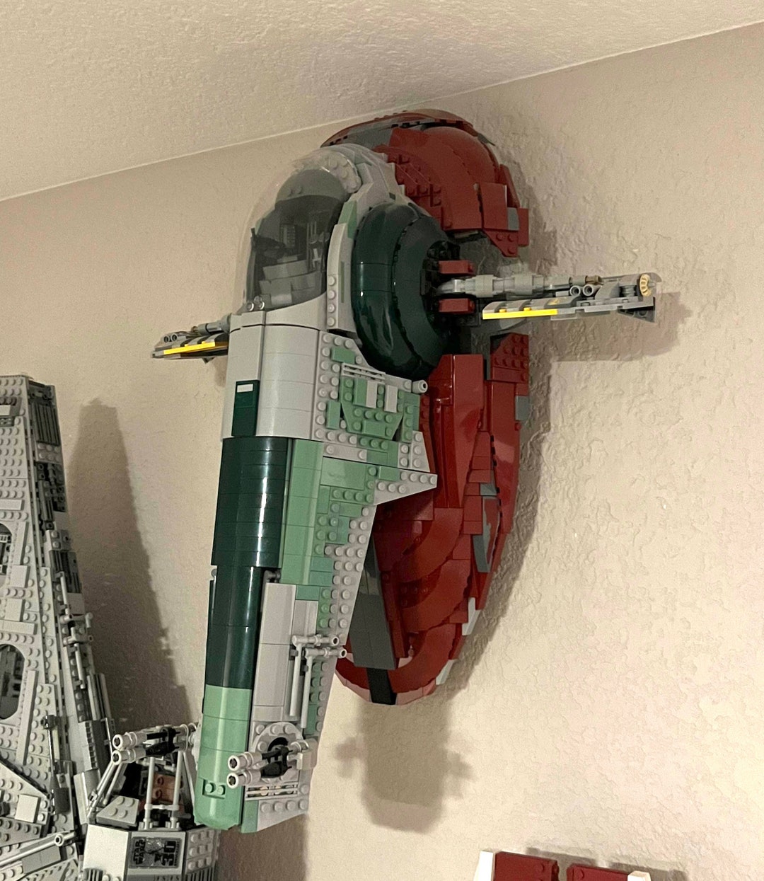 Lego Star Wars UCS Slave 1 75060 Wall Mount 3D Printed - Etsy