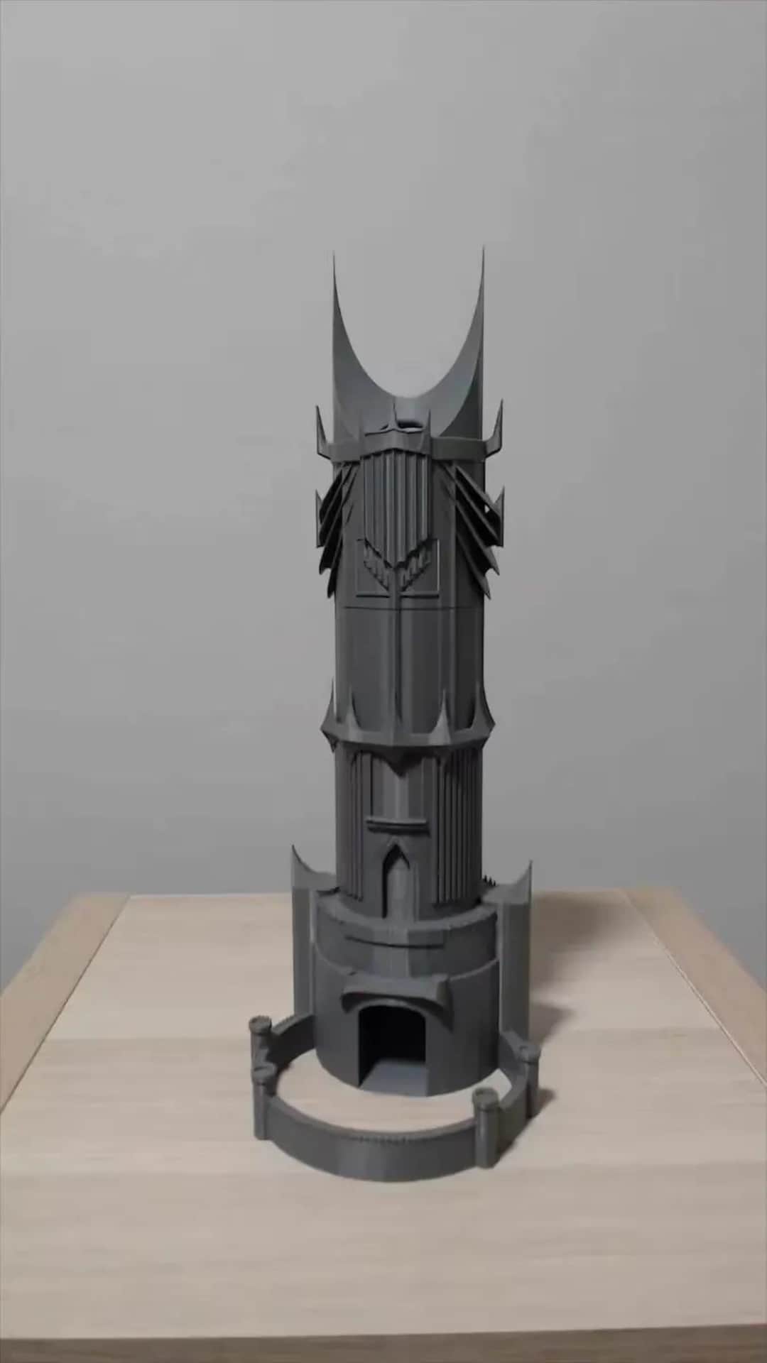 Barad-dûr (sauron's Tower) D&D Dice Tower | 3D Printed - Fully Colored ...