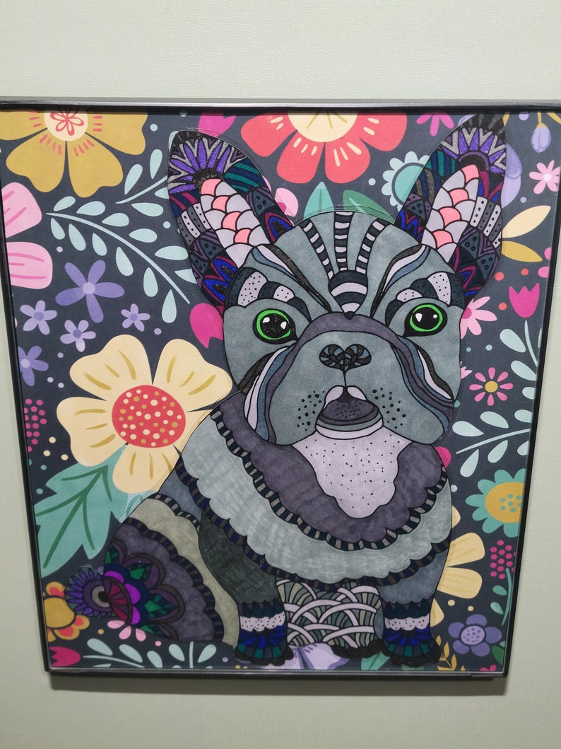 Frenchie Wall Art - Etsy