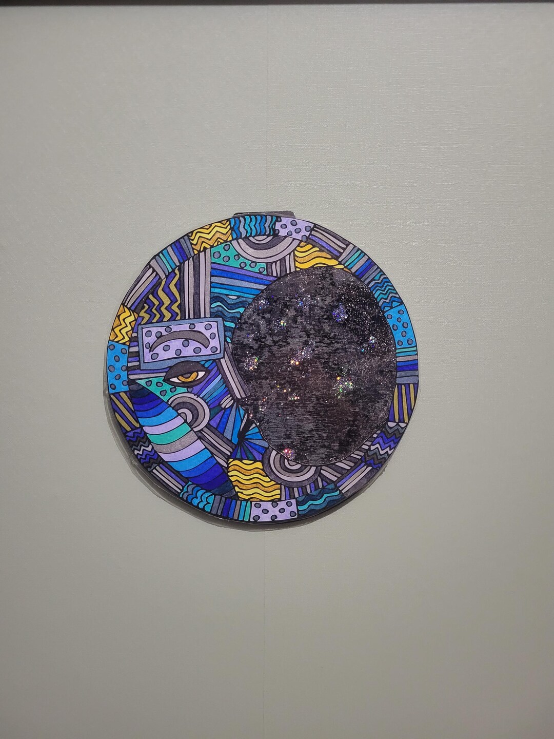 Abstract Half Moon Wall Art - Etsy