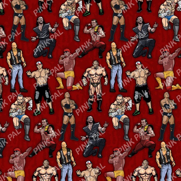 Wwe Scrapbook Paper - Etsy