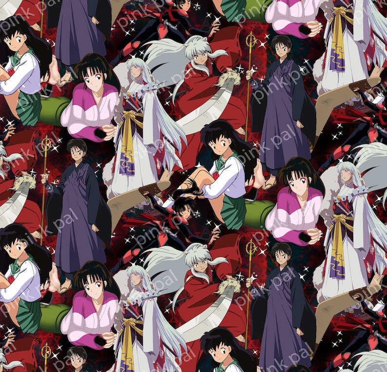 Anime Princess Seamless Patterns, High Definition File, High Resolution ...