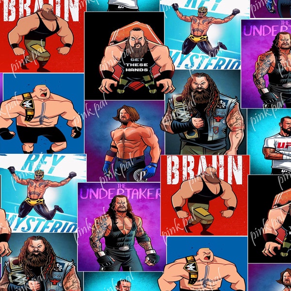 Wwe Invitation - Etsy