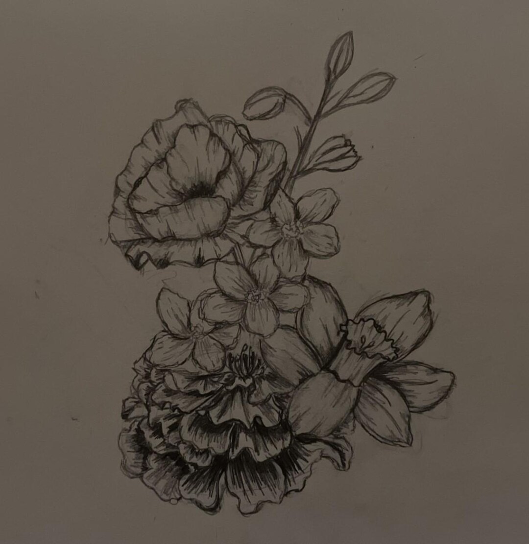 SMALL Custom Tattoo Designs, Digital Tattoo Designs, Personalized Art ...