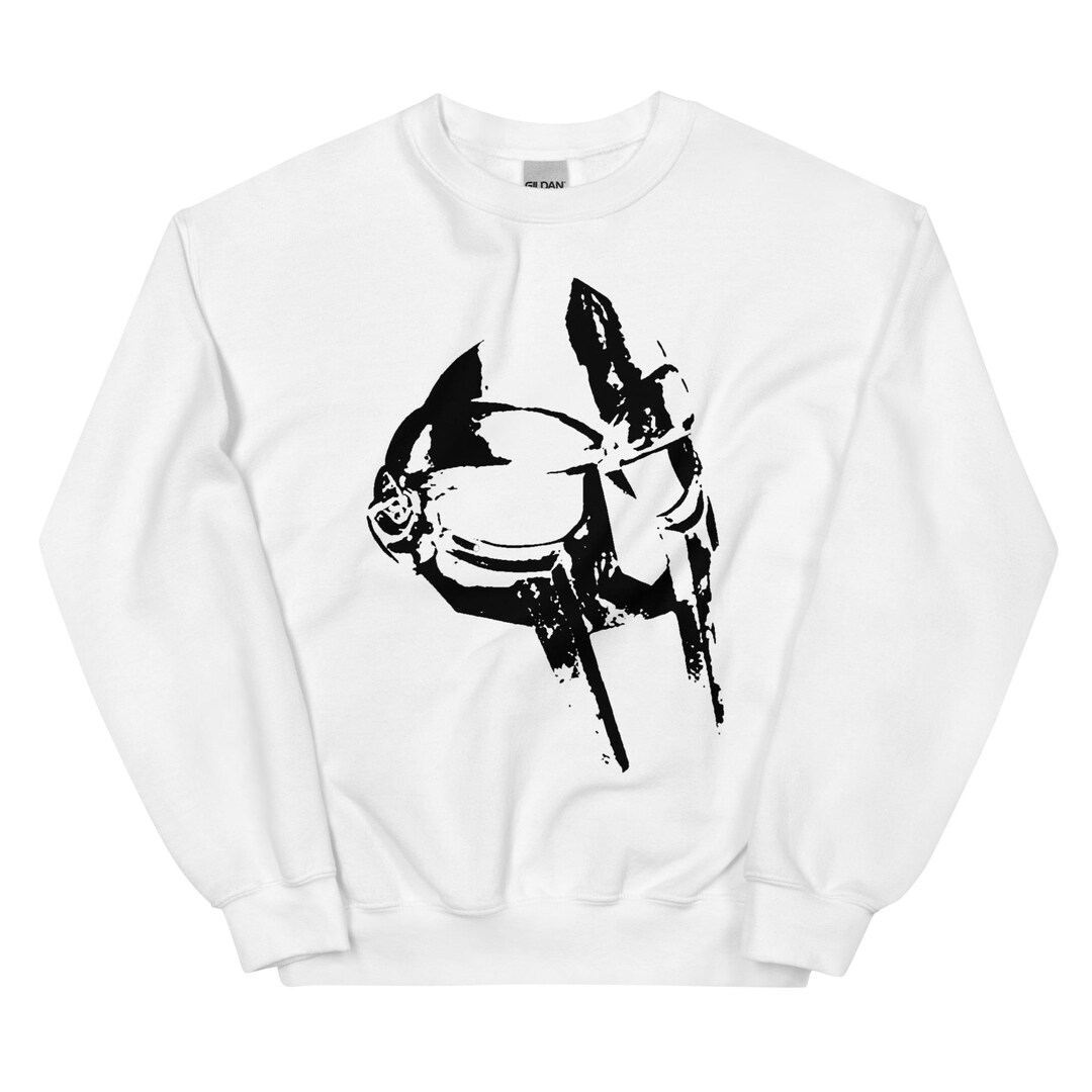 MF DOOM Black Icon Emblem Unisex Sweatshirt Jumper Long Sleeve Shirt ...