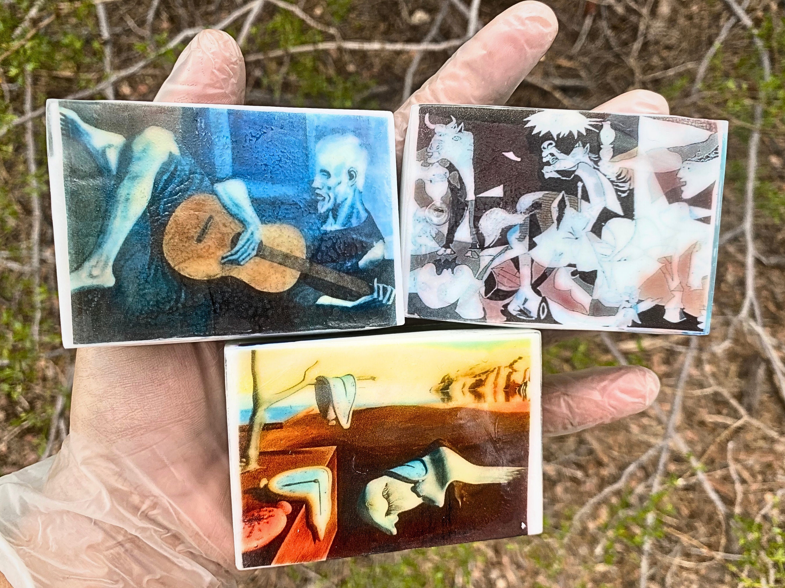 Famous Art Paintings Soap Set, Natural Soap Bars, Set of 3, With Shea ...