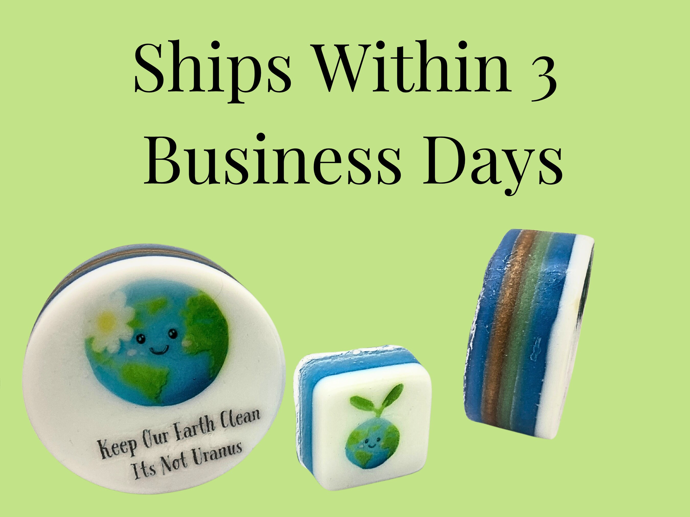 Earth Day Soap Set, Keep Our Earth Clean Its Not Uranus, Earth Friendly ...