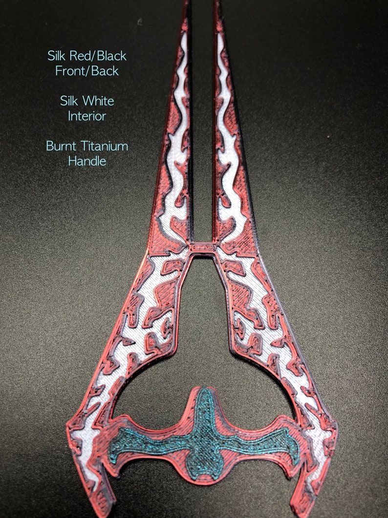 Energy Sword Fantasy Bookmark rpg/halo-inspired 4 Color Combinations ...