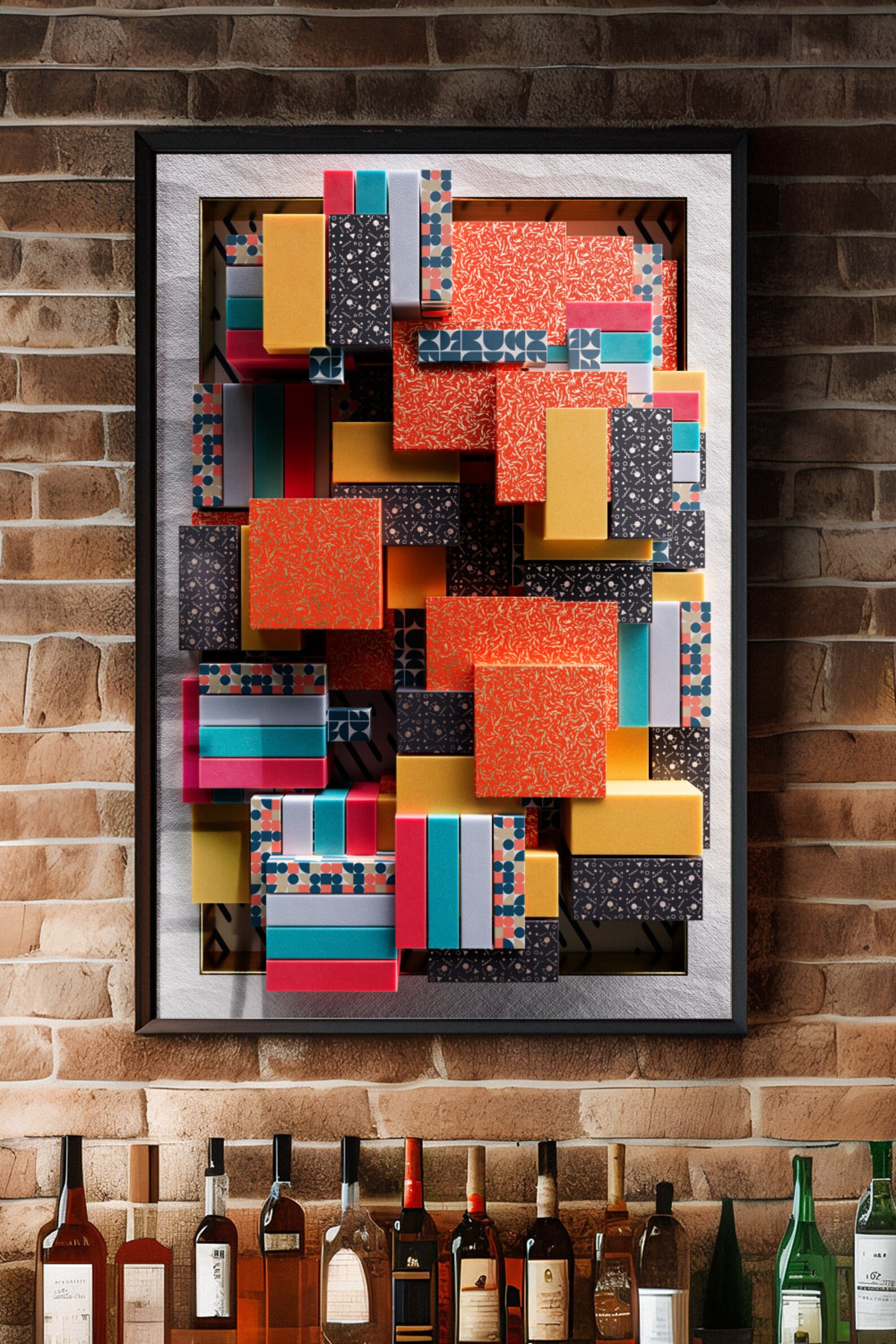 3D Abstract Wall Art Decor Abstract Art Print Abstract Poster Wall ...