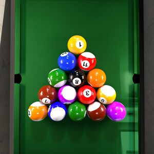 Billiards Wall Art Decor Game Art for Man Cave Interior Wall Art Decor ...