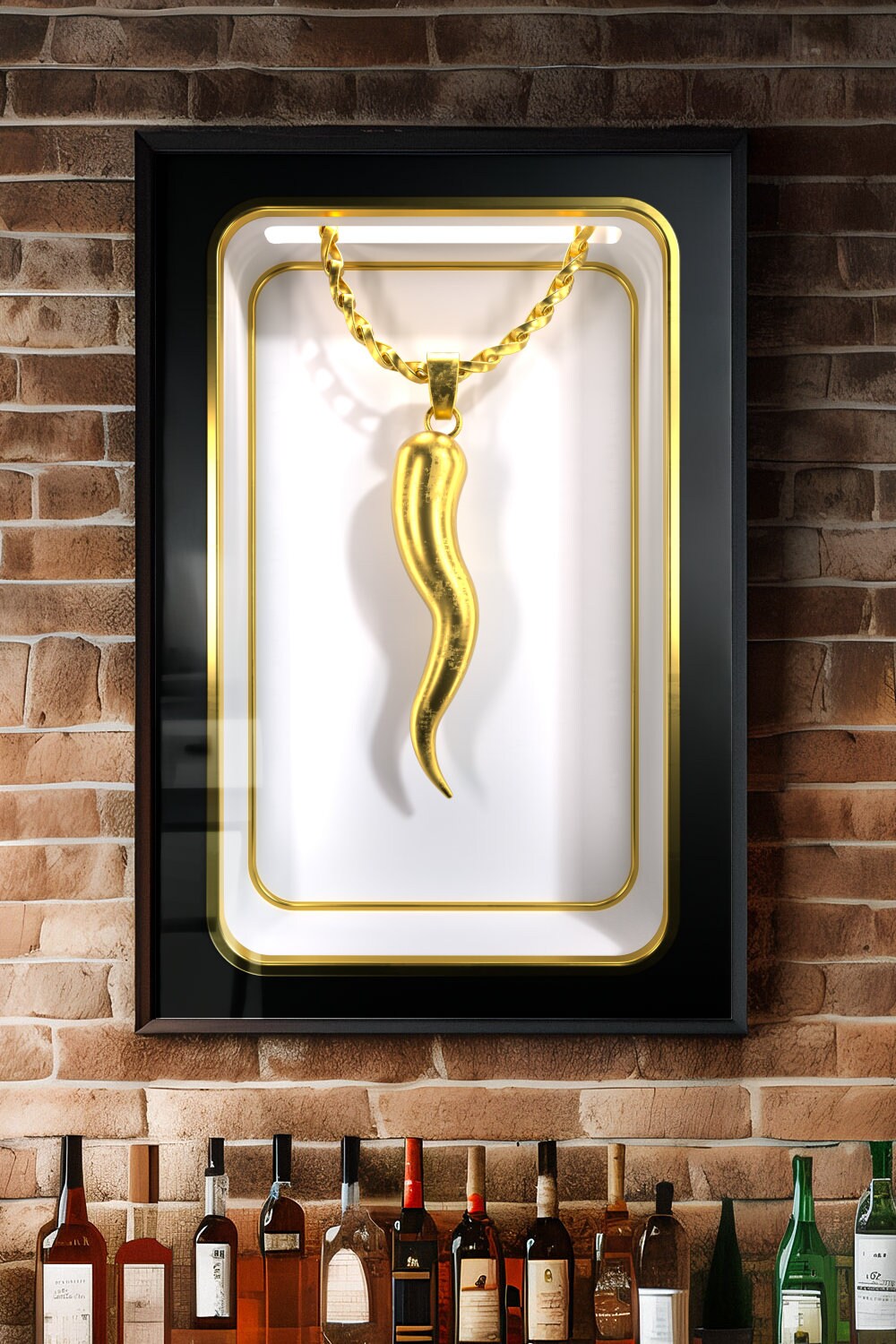 Italian Horn Wall Art Decor Cornicello Man Cave Interior Wall Art Decor ...