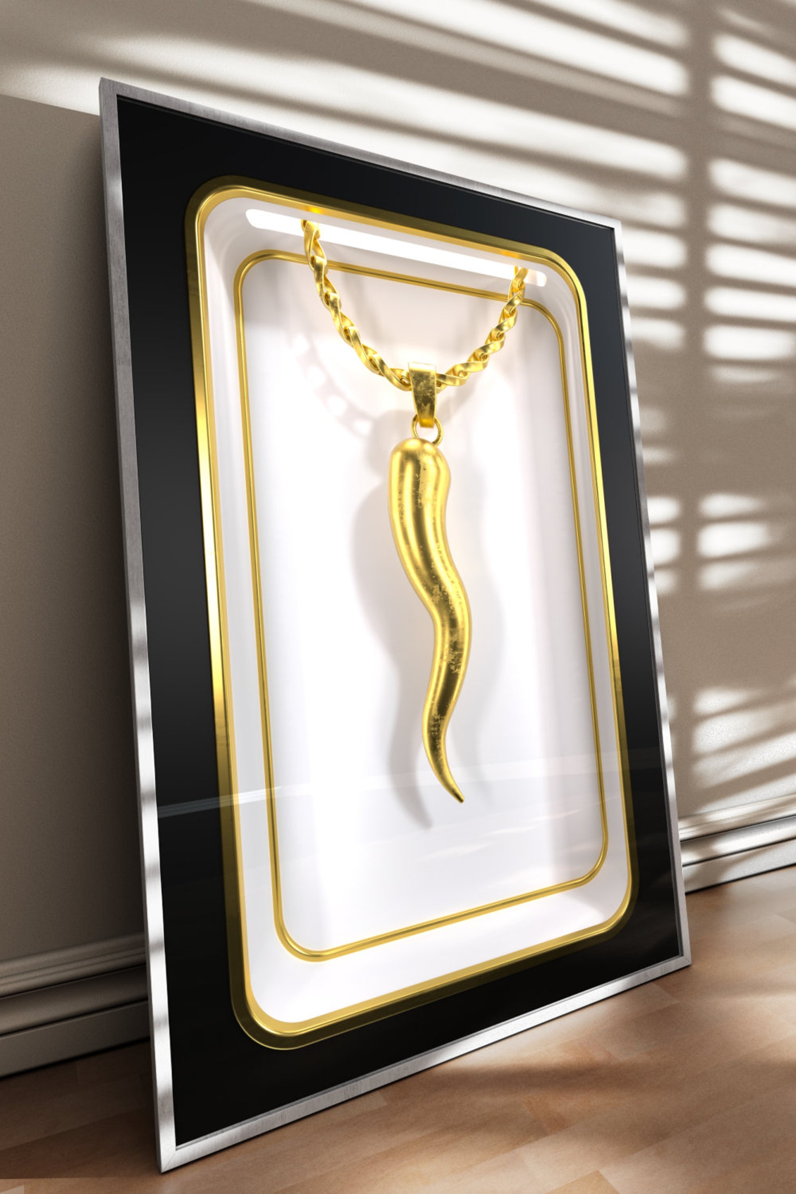 Italian Horn Wall Art Decor Cornicello Man Cave Interior Wall Art Decor ...