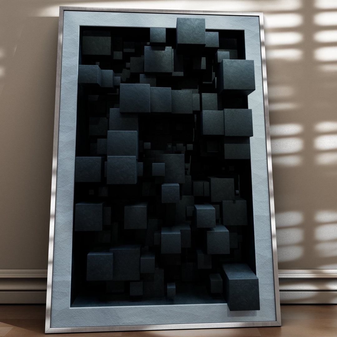 3D Abstract Wall Art Decor Abstract Art Print Abstract Poster Wall ...