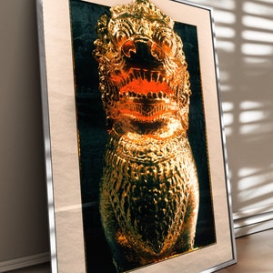 Bayon Lion Wall Art Decor Bayon Lobby Interior Wall Art Decor Office ...