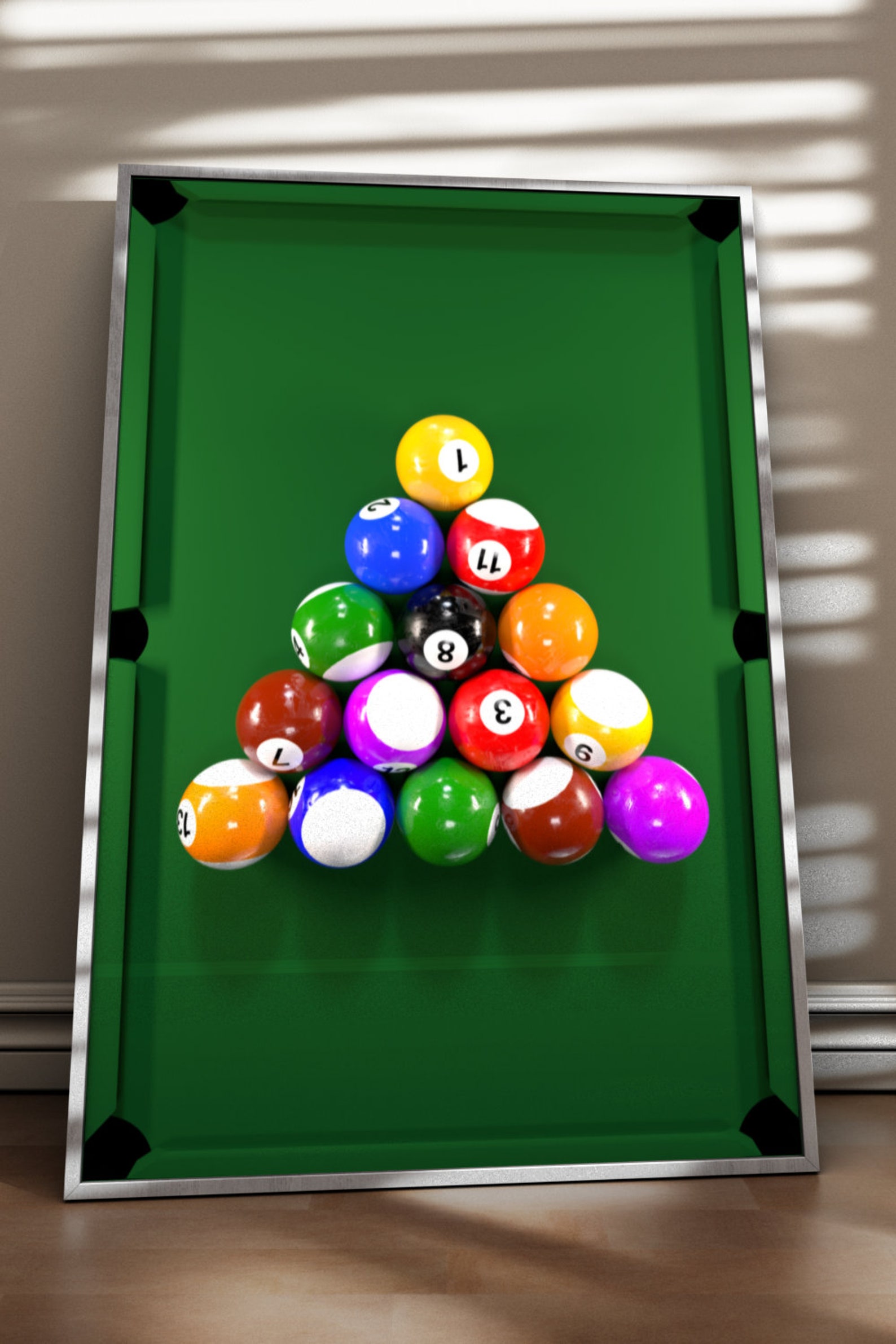 Billiards Wall Art Decor Game Art for Man Cave Interior Wall Art Decor ...