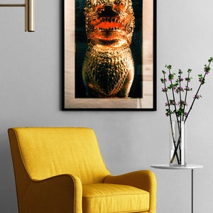 Bayon Lion Wall Art Decor Bayon Lobby Interior Wall Art Decor Office ...