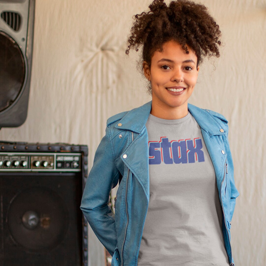 STAX Records Jersey Short Sleeve Tee Shirt Retro Vintage Design Soul ...