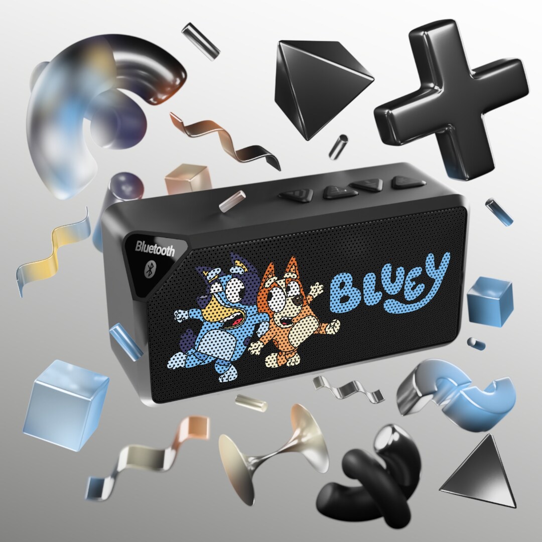 Bluey and Bingo Inspired Jabba Bluetooth Audio Mini Speaker - Etsy México