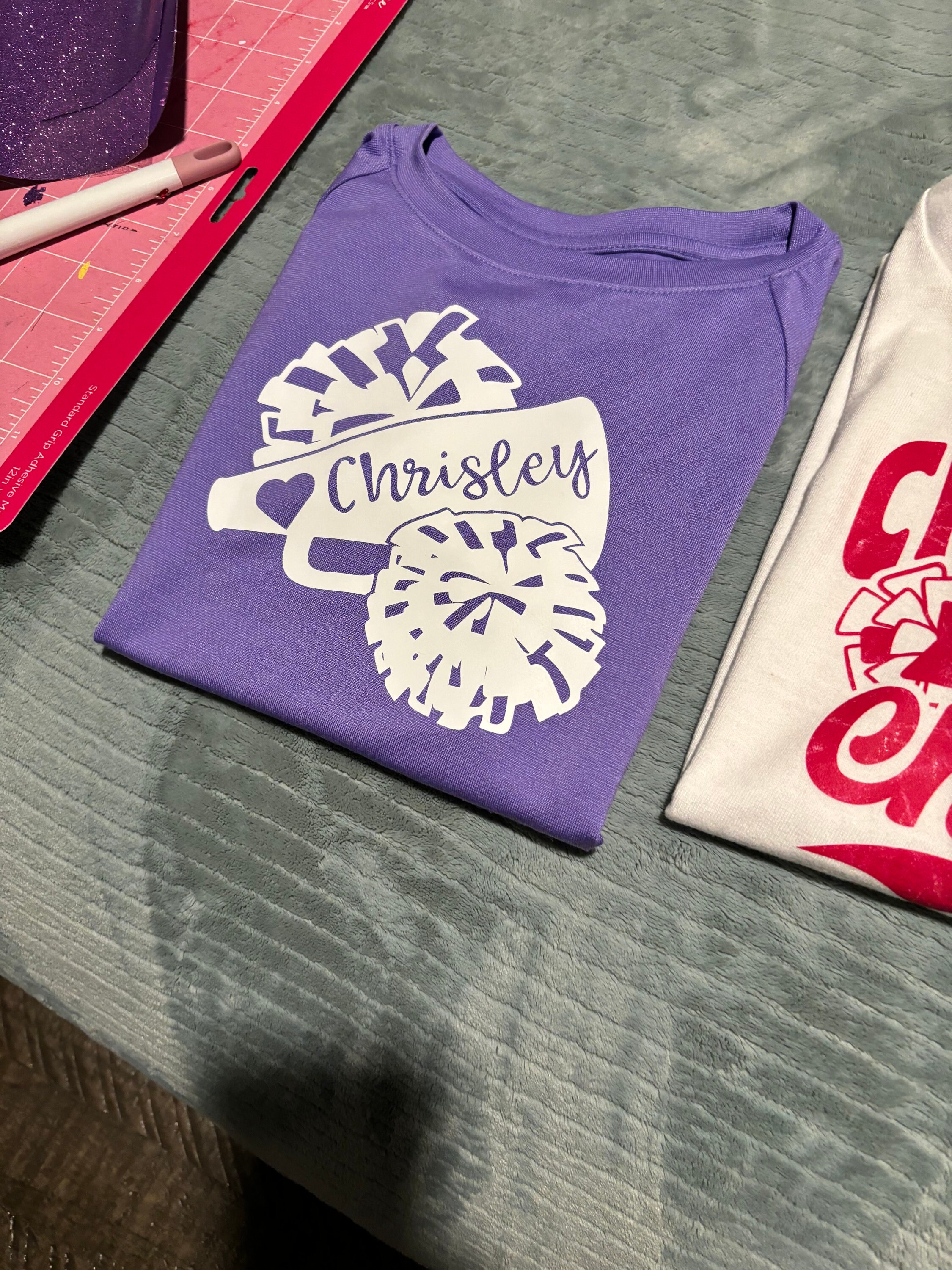 Personalized Cheer Shirt - Custom Name and Cheer Design for ...