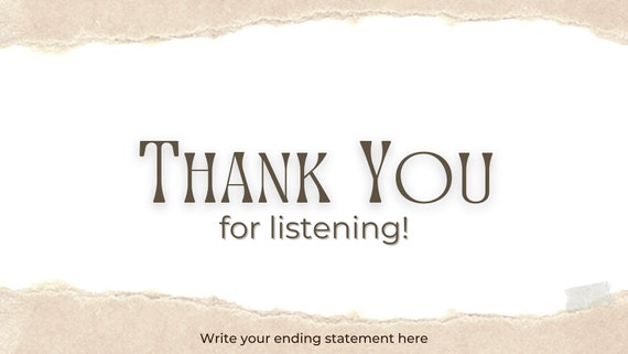 Thank You For Listening Pictures For Powerpoint Presentation