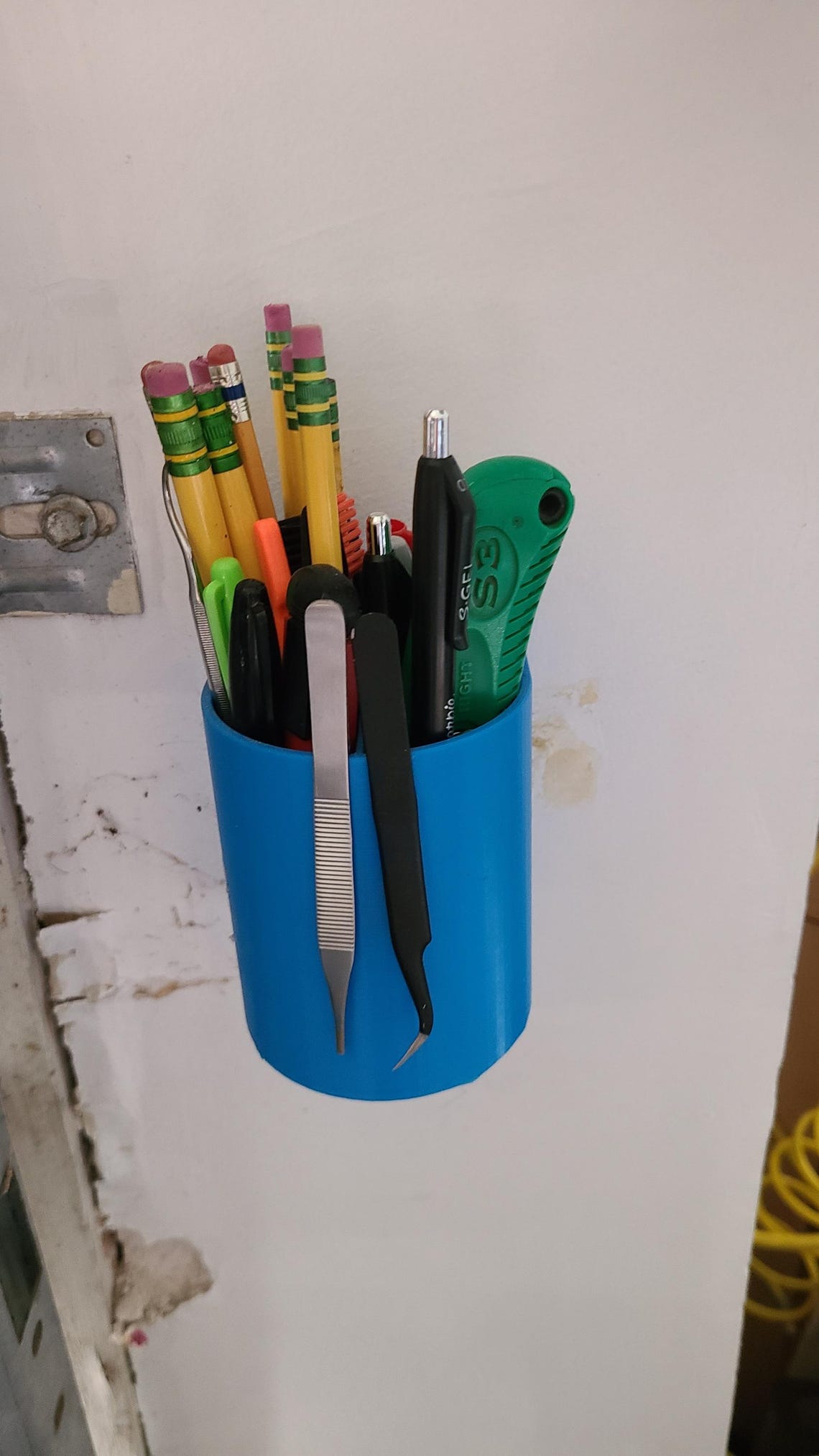 Wall Mounted Pen Holder - Etsy