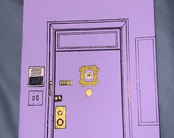 Friends Door Monica’s Purple Apartment - Etsy