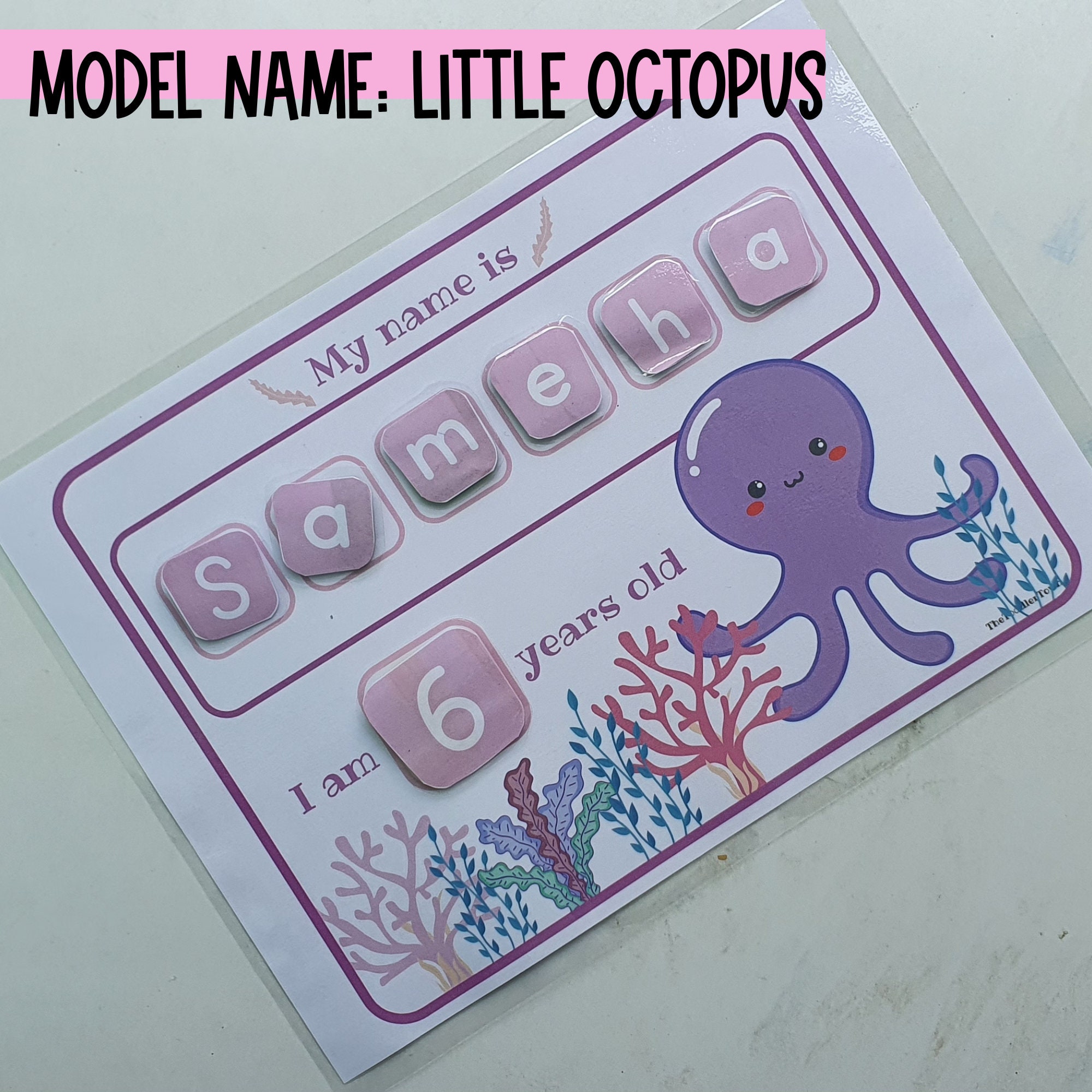 Toddler Name Building Activity, Toddler Busy Book, Preschool Curriculum ...