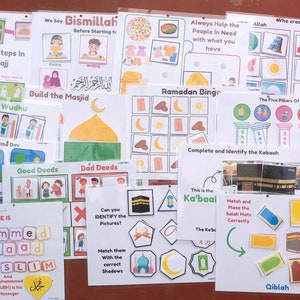 Islam Busy Book, Ramadhan Activities,muslim, Islamic Learning Binder ...