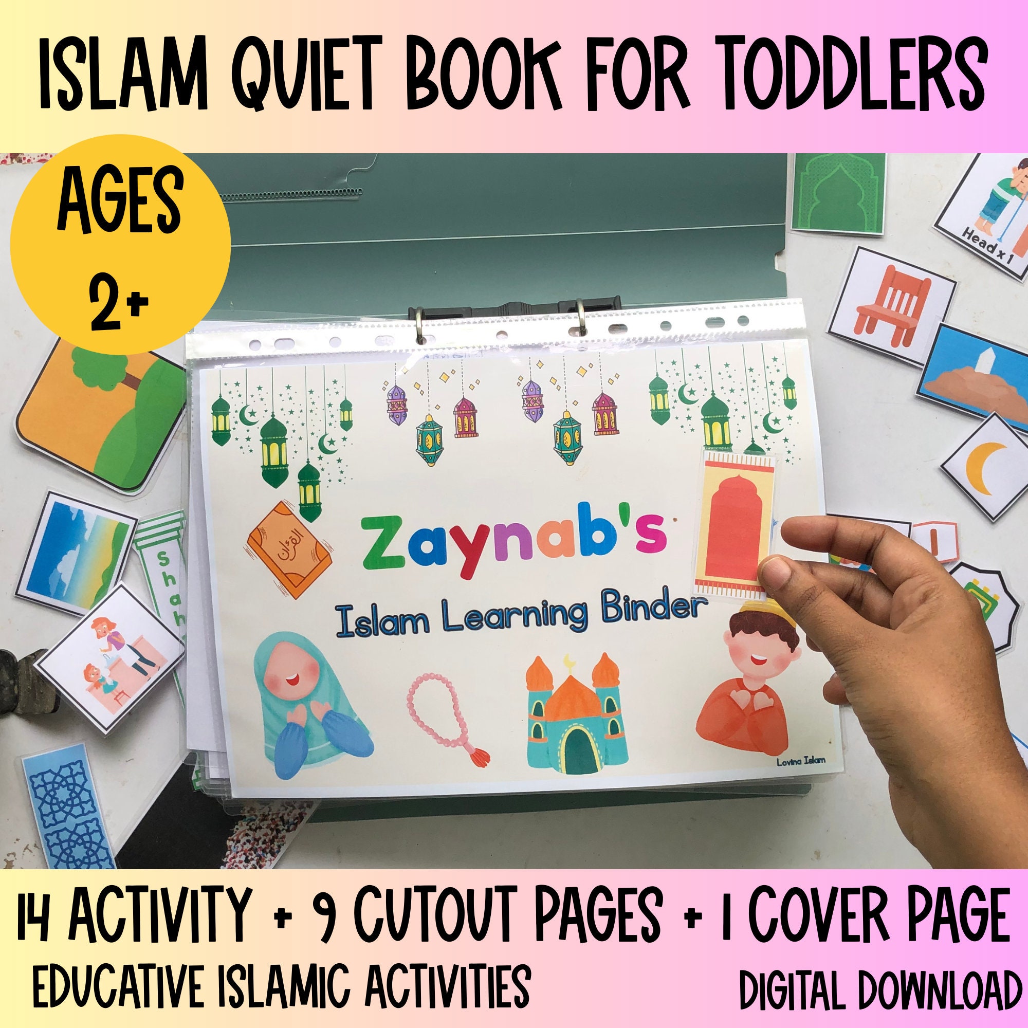 Islam Learning Binder Bundle, Islamic Homeschool Bundle, Kids Islam ...