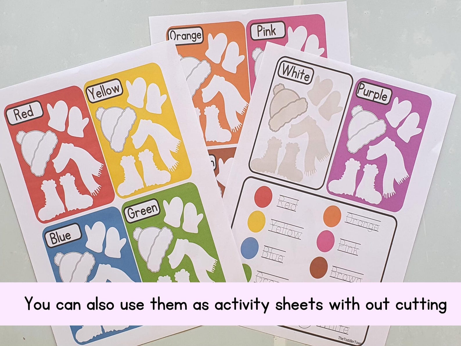 Winter Preschool Curriculum, Color Matching Activity, Snowman Dress Up ...