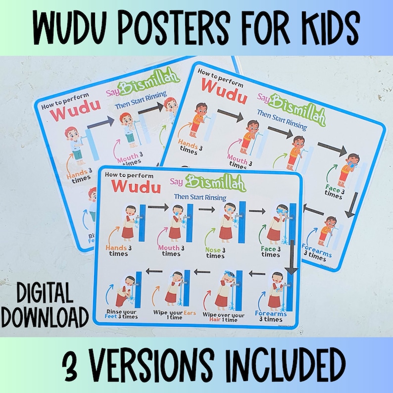 Islam Posters for Kids, Muslim Resources, Preschool Islamic Resources ...