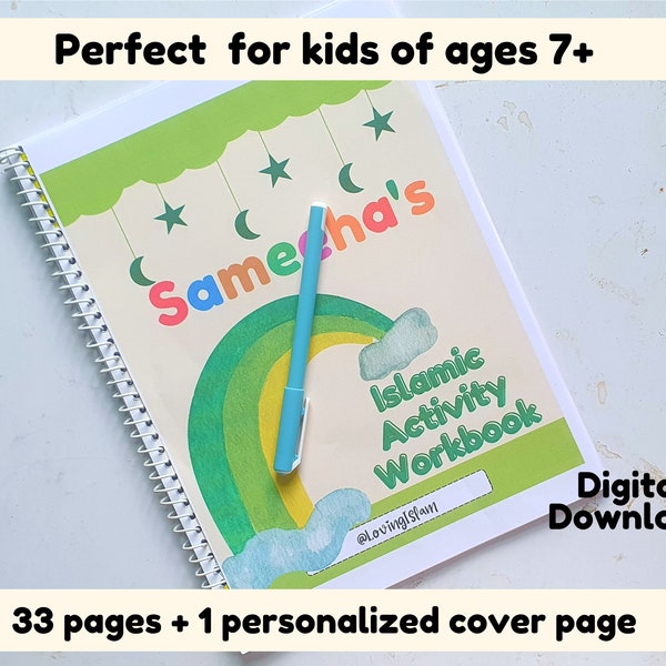 Islamic Worksheets for Kids - Etsy