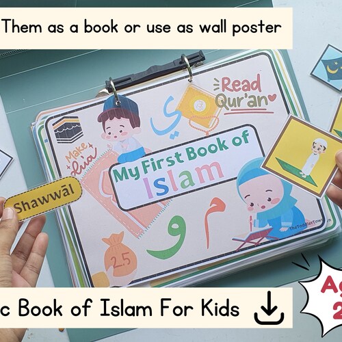 Islamic Busy Book Islamic Learning Binder Ramadan - Etsy
