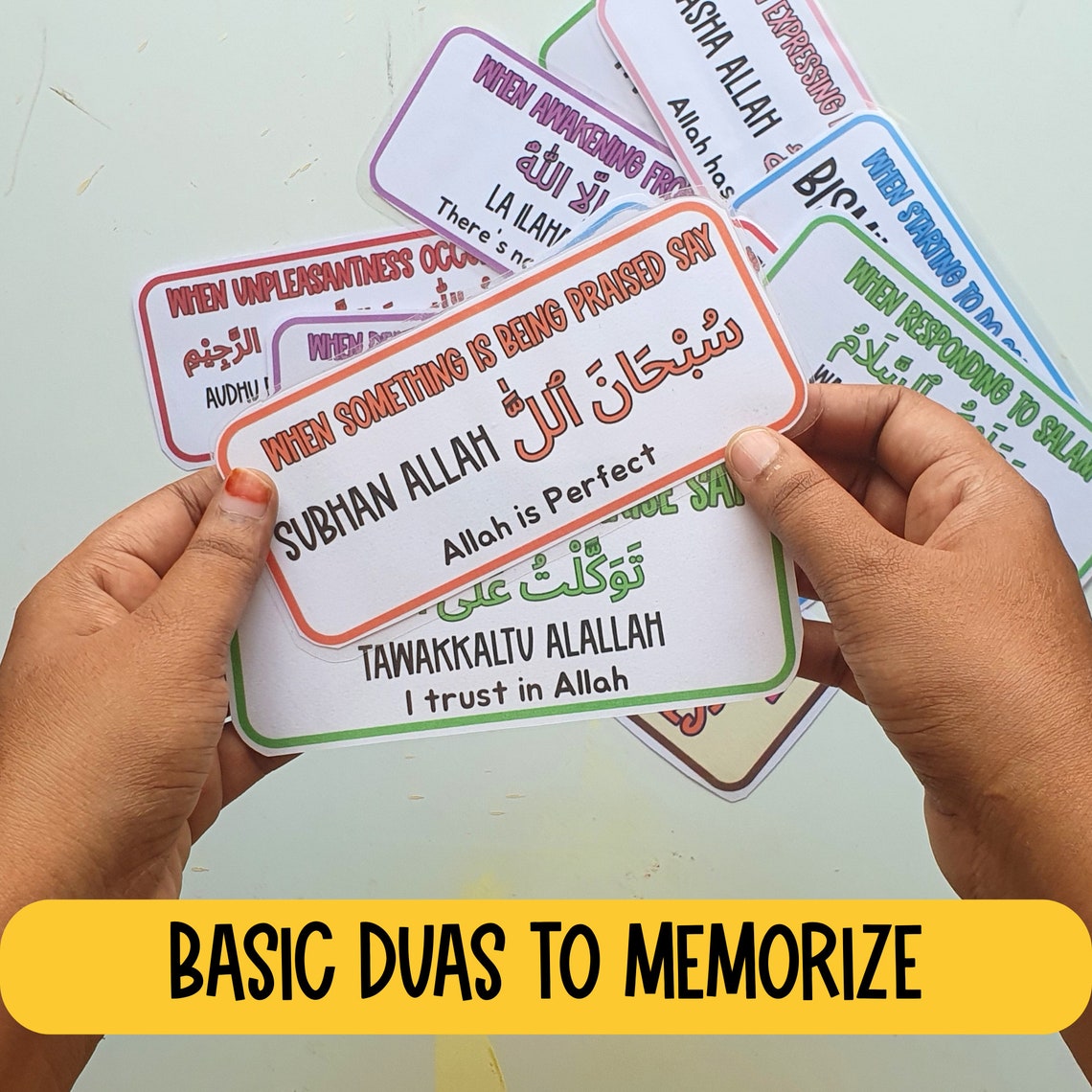 Dua Cards Printable for Kids, Islamic Printable, Daily Duas for Kids ...