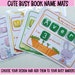 Toddler Name Building Activity, Toddler Busy Book, Preschool Curriculum ...