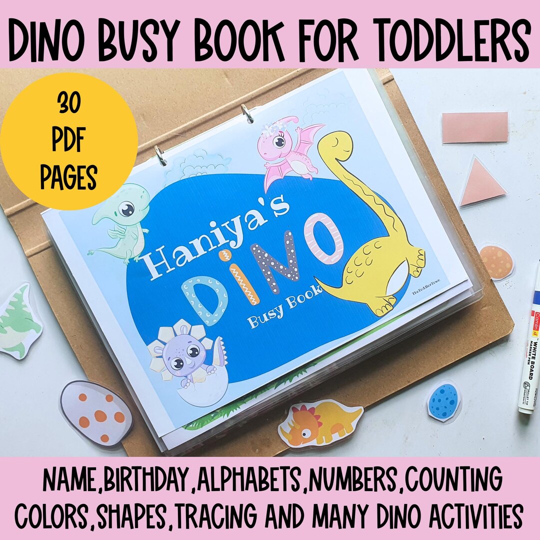 Toddler Busy Book, Preschool Curriculum, Preschool Learning Binder ...